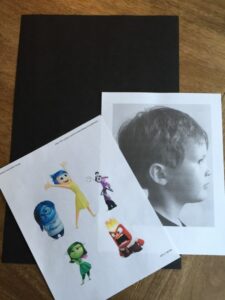 Pixar Inside Out Craft Silhouette for Kids - Step by Step Guide